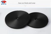 China 1.5 Inch Sew On Hook and Loop Tape 38mm Nylon Easy Peel Magic Tape 25m Roll for sale