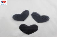 China Heart Shape Baby Hair Clips Hook and Loop Touch Tape 60mm 70mm 105mm 120mm for Girls Hair Accessories for sale