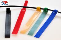 China Reusable Nylon Double Sided Hook Loop Cable Ties Self Locking 1000 Pcs Custom Colors for sale