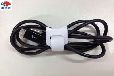 China White Wire Bundle Belt adjustable cable ties / Back to Back Tape industrial strength for sale