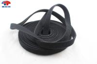 China Black Double Sided Hook and Loop Tape 20mm x 25 Yards Nylon Polyester Back to Back Fasteners for sale