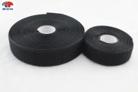 China Black 100mm Sew On Hook and Loop Fastener Straps Roll 25 Yards Nylon Strong Sticky for sale