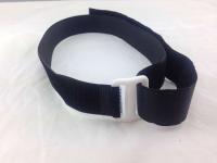 China Easy Release And Refastening Black Hook and Loop Cinch Straps With Buckle for sale