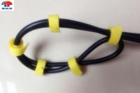 China Self Locking Hook and Loop Cable Ties 100mm Custom Shape Wire Belt Reusable Adjustable Eco Friendly for sale