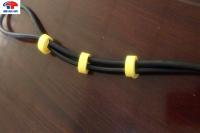 China Self Locking Hook and Loop Cable Ties 100mm Custom Shape Wire Belt Reusable Adjustable Eco Friendly for sale