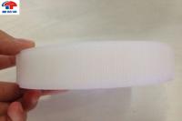 China White Sew On Nylon Hook and Loop Tape 25m Roll Durable 10mm to 150mm Width for sale
