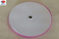 China Rose Red Nylon Sew On Hook and Loop Tape , 1