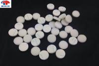 China Super Stickly White Hook And Loop Coins Self Adhesive 25mm * 25mm for sale