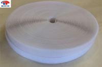China Polyamide White Sew On Hook and Loop Tape 1 Inch Width 25 Meters Per Roll Durable Nylon for sale