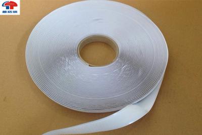 China 25mm White Nylon Self Adhesive Hook and Loop Tape 25 Yards Roll Industrial Strength for sale