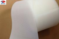 China White Color Injection Hook and Loop Tape Ultra Thin 150mm Width 30 Yards Roll for sale