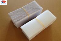 China Self Adhesive Hook and Loop Tape 50x150mm White Nylon Square Shape Industrial Strength for sale