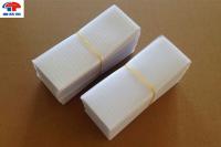 China Self Adhesive Hook and Loop Tape 50x150mm White Nylon Square Shape Industrial Strength for sale