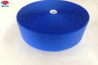 China Blue Nylon Hook and Loop Fasteners 50mm x 25m Roll Loop Fabric for Sewing for sale