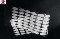 China Industrial Hook and Loop Dots 20mm Self Adhesive Nylon Coins 25m Roll SGS Certified for sale
