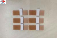 China Custom Shape Self Adhesive Hook and Loop Squares 100% Nylon for Medical Use 500pcs per Bag for sale