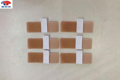 China Custom Shape Self Adhesive Hook and Loop Squares 100% Nylon for Medical Use 500pcs per Bag for sale
