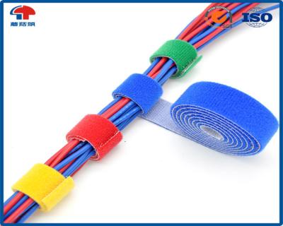 China Reusable Back to Back Hook and Loop Cable Tie Straps 20mm x 250mm Indoor Outdoor for sale