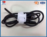 China T Type Nylon Hook Loop Cable Ties Reusable Heavy Duty 12.5mm 150mm Logo Printing for sale