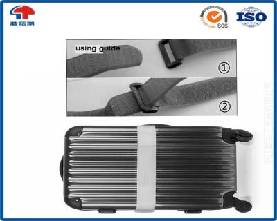 China Nylon Hook and Loop Luggage Strap 1.5 Inch Width 2.5m Length Metal Buckle for sale