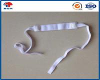 China Custom Elastic Hook And Loop Strap , white 6 Inch hook and loop band for Personal care for sale