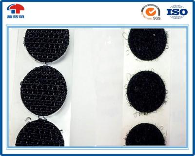 China 20mm Self Adhesive Hook and Loop Coins Rubber Based Pressure Sensitive Dots for Industrial Use for sale