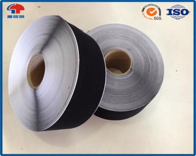 China Black White Reusable Soft Nylon Hook Loop Thin Tape 150mm Width Sticky Back for Medical Furniture for sale