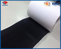 China Molded Plastic Hook and Loop Adhesive Tape 1 Inch x 25 Yards Roll Black White for sale
