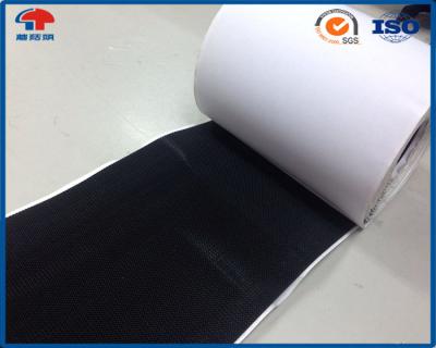 China Molded Plastic Hook and Loop Adhesive Tape 1 Inch x 25 Yards Roll Black White for sale