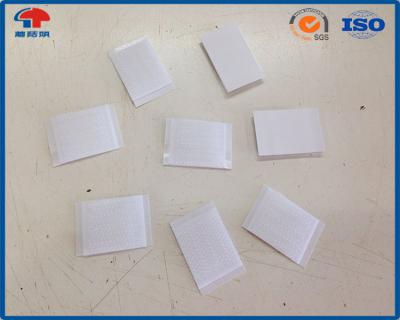 China White Hook and Loop Coins Precut Squares 30mm Sticky Back Adhesive Dots for sale