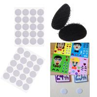 China JANYUN Self Adhesive Hook and Loop Dots 3/4 Inch 20mm Diameter White Sticky Back Circles 300 Pack for Classroom Home Office for sale