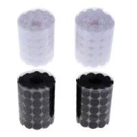 China JANYUN Self Adhesive Hook and Loop Dots 3/4 Inch 20mm Diameter White Sticky Back Circles 300 Pack for Classroom Home Office for sale