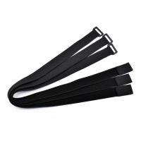 China Wholesale Nylon Hook and Loop Cable Ties 20x350mm Self-Adhesive Cable Organizers Black for sale