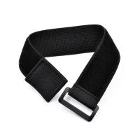 China Wholesale Nylon Hook and Loop Cable Ties 20x350mm Self-Adhesive Cable Organizers Black for sale