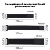 China Wholesale Nylon Hook and Loop Cable Ties 20x350mm Self-Adhesive Cable Organizers Black for sale