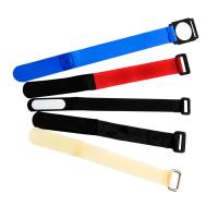 China Self-Adhesive Hook and Loop Cable Tie Strap 20mm x 250mm Heavy Duty Reusable for sale