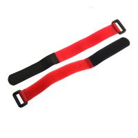 China Self-Adhesive Hook and Loop Cable Tie Strap 20mm x 250mm Heavy Duty Reusable for sale