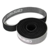 China Double Sided Hook and Loop Tape 20mm x 25 Yards Tearable Cable Management Strap for sale
