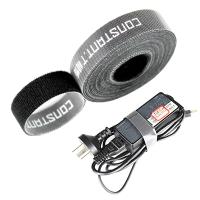 China Double Sided Hook and Loop Tape 20mm x 25 Yards Tearable Cable Management Strap for sale