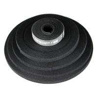 China Double Sided Hook and Loop Tape 20mm x 25 Yards Tearable Cable Management Strap for sale