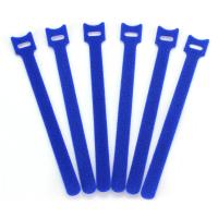 China Back-to-Back Hook and Loop Cable Ties 10mm Width Nylon Self-Adhesive Reusable Wire Management for sale
