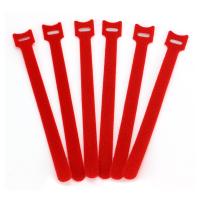 China Back-to-Back Hook and Loop Cable Ties 10mm Width Nylon Self-Adhesive Reusable Wire Management for sale
