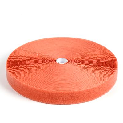 China Reflective Nylon Hook and Loop Tape Fluorescent Orange Red Yellow 50mm Width Wholesale for sale