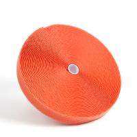 China Reflective Nylon Hook and Loop Tape Fluorescent Orange Red Yellow 50mm Width Wholesale for sale