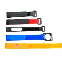 China Reusable Hook and Loop Cable Ties 15cm Colorful Wire Organizer Straps for Data Cable Management for sale