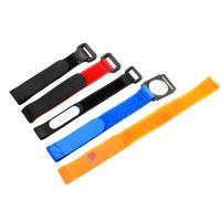 China Reusable Hook and Loop Cable Ties 15cm Colorful Wire Organizer Straps for Data Cable Management for sale