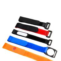 China Reusable Hook and Loop Cable Ties 15cm Colorful Wire Organizer Straps for Data Cable Management for sale