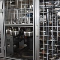 China Sturdy  Gas Consumption Cup Lid Making Machine High Productivity for sale