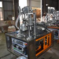 China Disposable Cold Drink Cola Cup Cover Making Machine Power Saving DJP-145 for sale