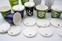 China Sturdy  Gas Consumption Cup Lid Making Machine High Productivity for sale